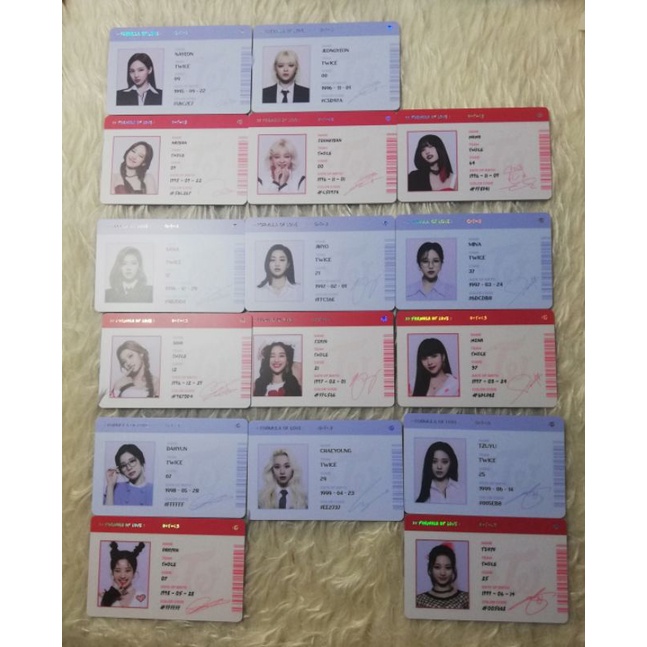 Twice Official Scientist IDs Formula of Love | Shopee Philippines