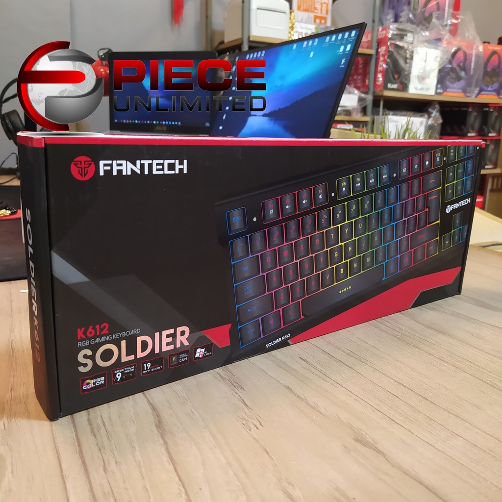 Fantech K612 Soldier RGB LED gaming keyboard | Piece Unlimited Store ...
