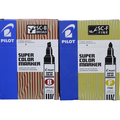 Pilot Permanent Marker (FINE,BROAD) per PIECE | Shopee Philippines