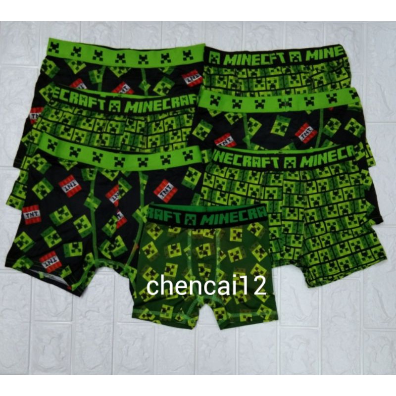 MINECRAFT Boxer Brief for Kids | Shopee Philippines