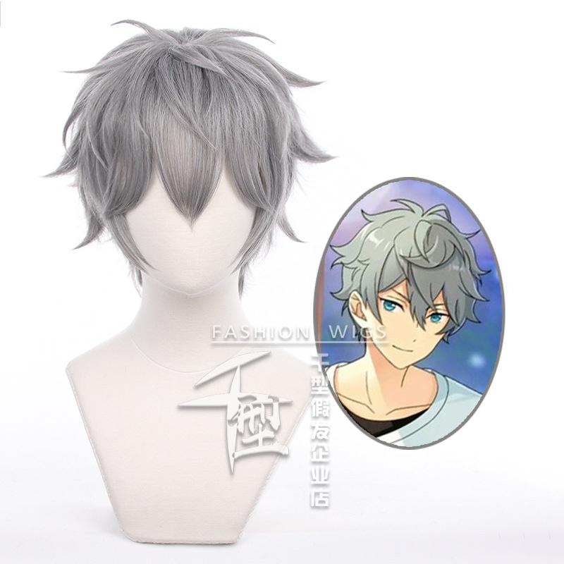 Misscoo Game ES Ensemble Stars Knights Sena Izumi Dark Grey Short 33cm ...