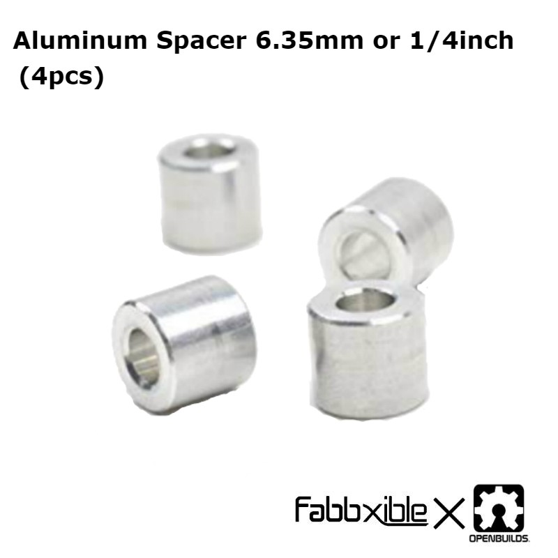 Aluminum Spacer 6.35mm for V Wheel (4pcs) | Shopee Philippines