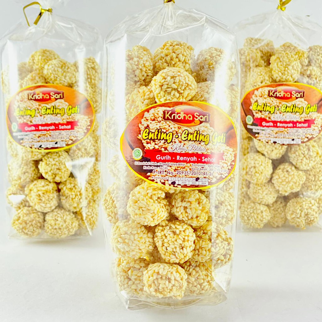 Laristmart Enting Enteng Geti Sesames Round Sesames Lightweight Snack ...