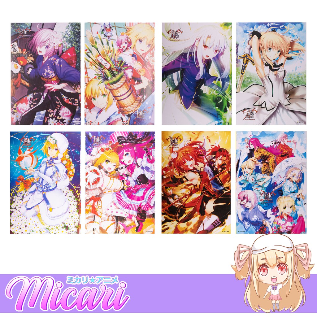 Micari Fate FGO 8 pcs A3 Anime Poster | Shopee Philippines