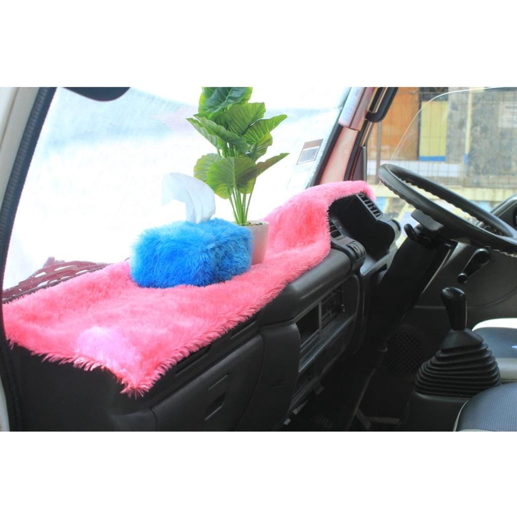 Rasfur Fur Car Dashboard Mat Dashboard Cover Car Dashboard Carpet ...