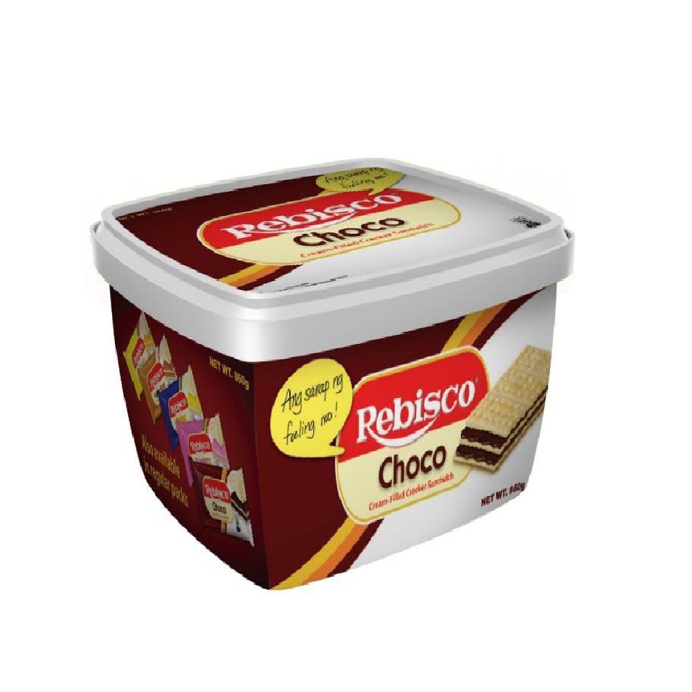 Rebisco Sandwich Choco Tub 860g | Shopee Philippines