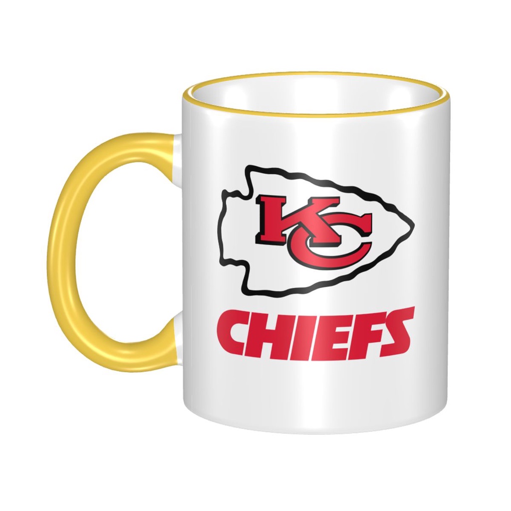Ready Stock Kansas City Chiefs Logo Mug Creative Coffee Cup Couple ...