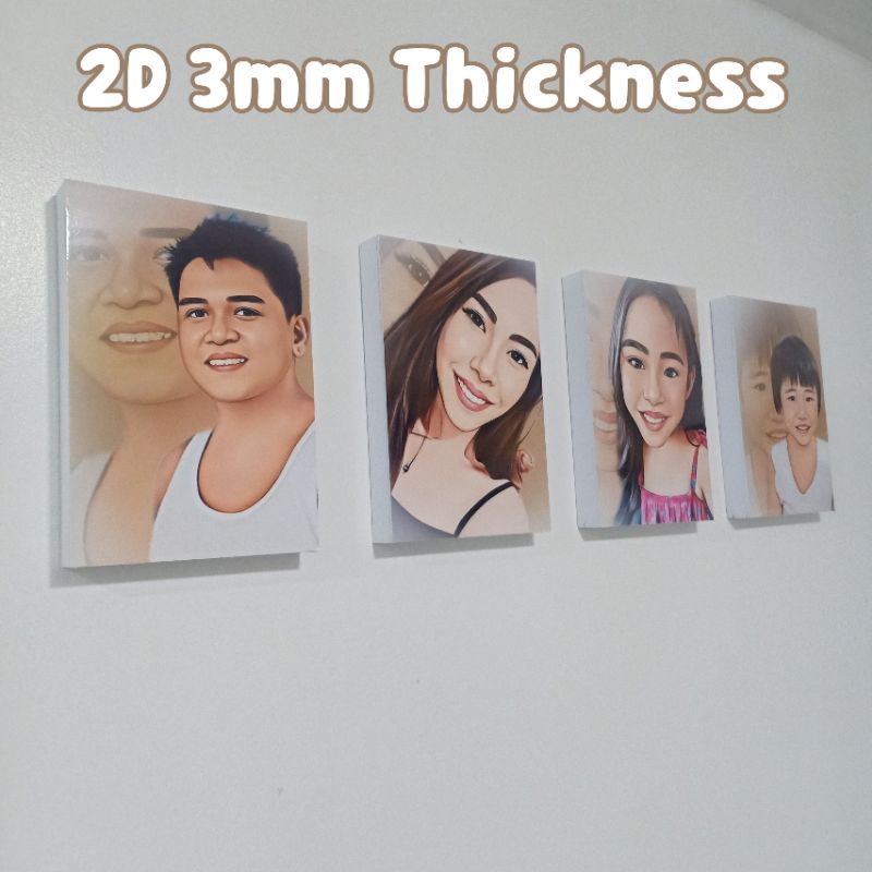 Personalized Sintra Board Wall Decor 3mm Thickness 2D A4 Size | Shopee ...