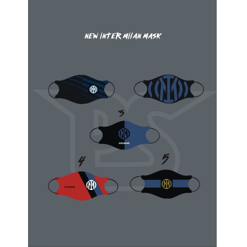 Inter Milan New Logo Premium Mask | Shopee Philippines