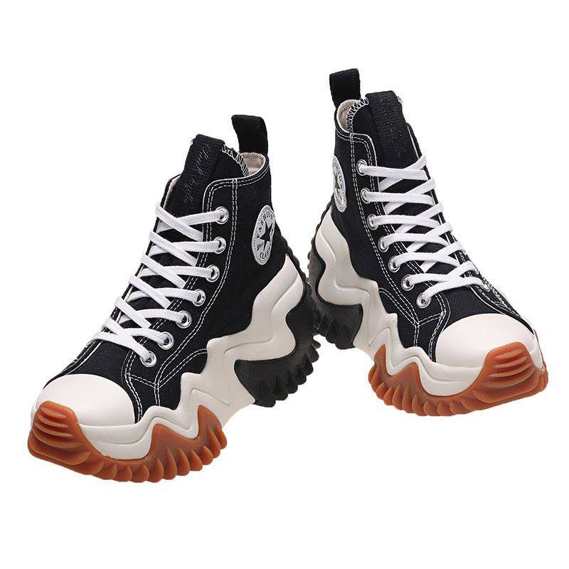 (S) New Women's High Top Converse Sneakers Run Star Motion Future Radio ...