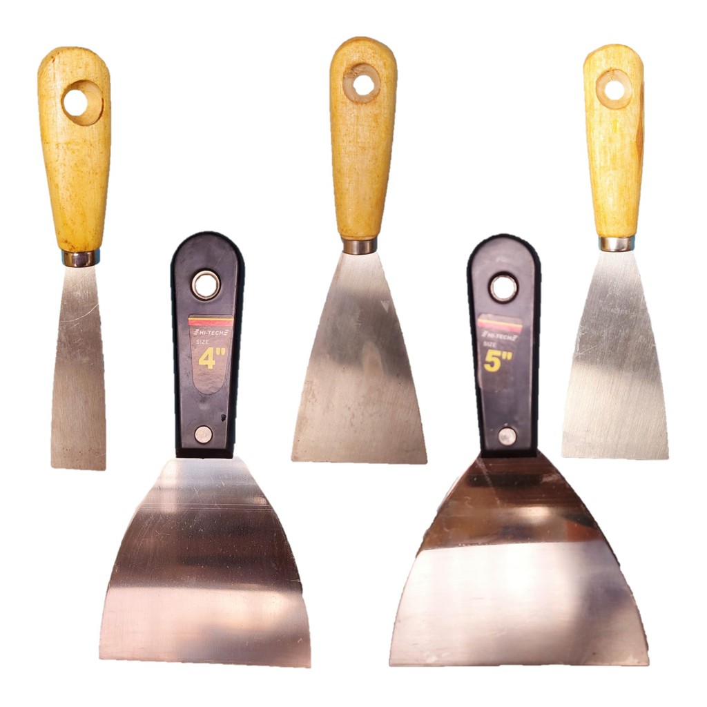 Paint Scrapper / Putty Knife with Handle - Size 1 to 5 | Shopee Philippines
