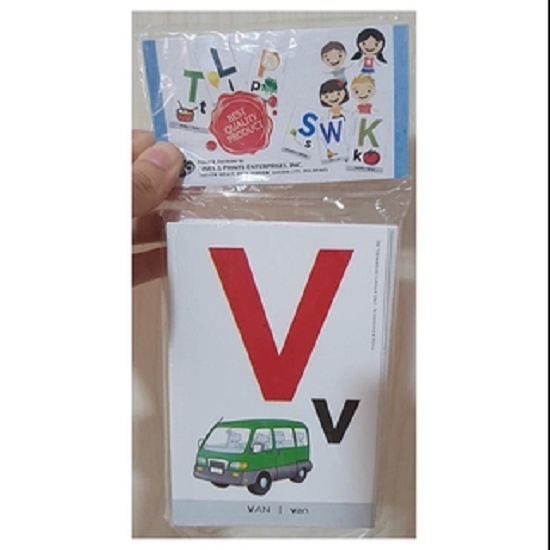English Alphabet With Picture Flashcards (Small) | Shopee Philippines