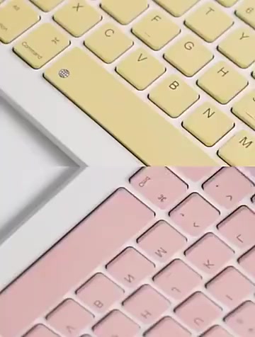 Wireless Keyboard and Mouse 10 inch Macaron Colors for Phone Laptop ...