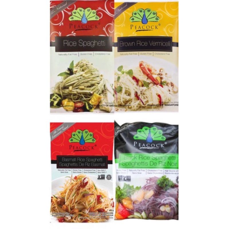 Peacock Basmati Rice - Black Rice - Spaghetti Rice - Brown Rice ...