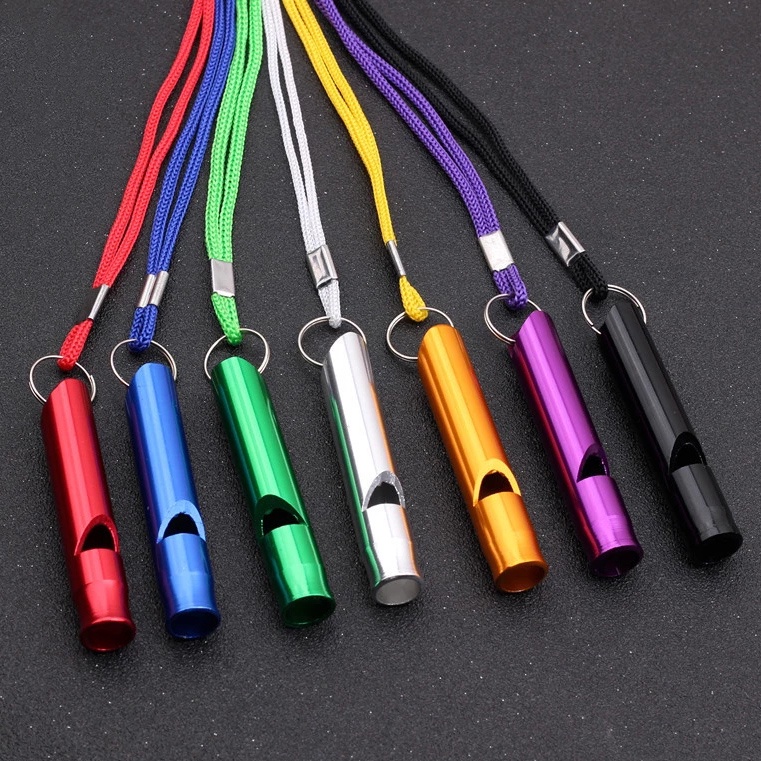 Outdoor Survival Whistle Lifesaving Whistle /Aluminum Alloy Survival ...