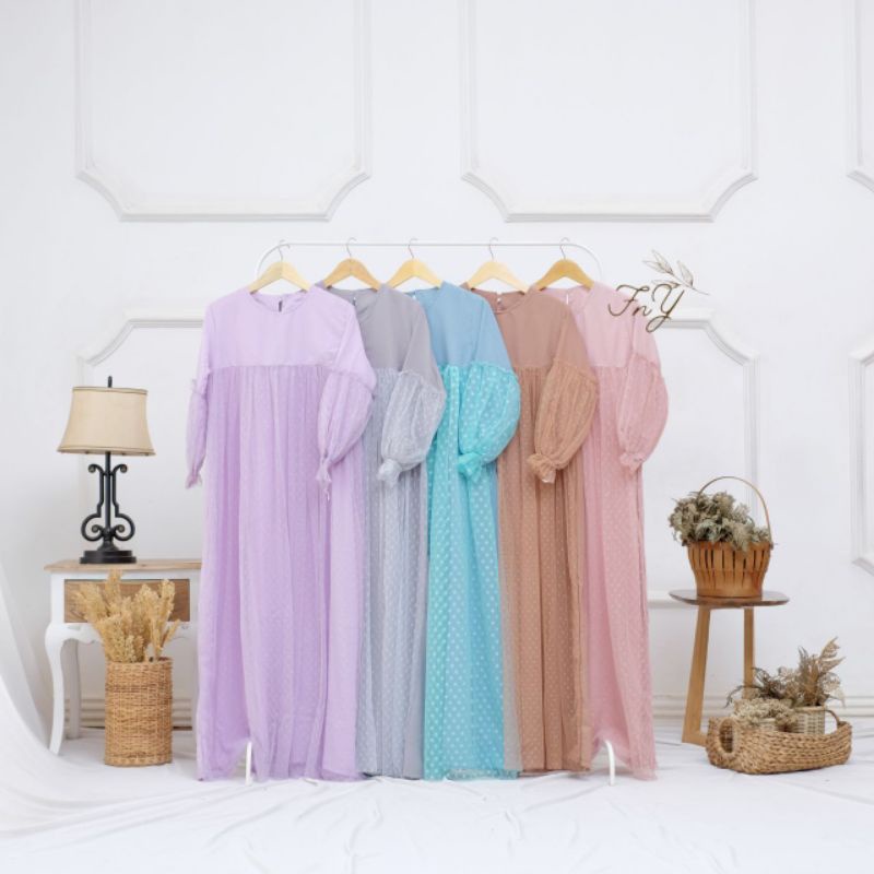 Partner Maxi dress Latest model 2021periwinkle lilac | Shopee Philippines