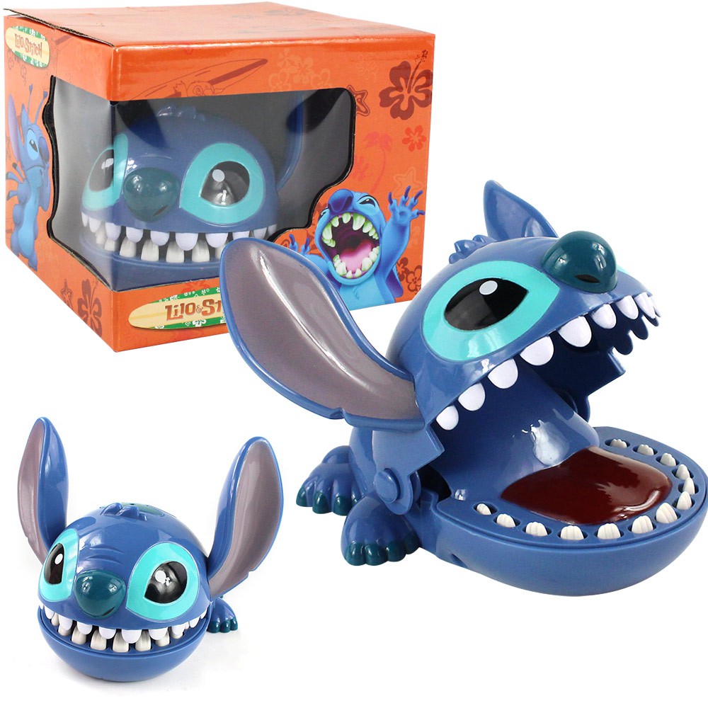 Cartoon Anime Character Stitch Figure Toy Stitch Bite Finger Crocodile ...