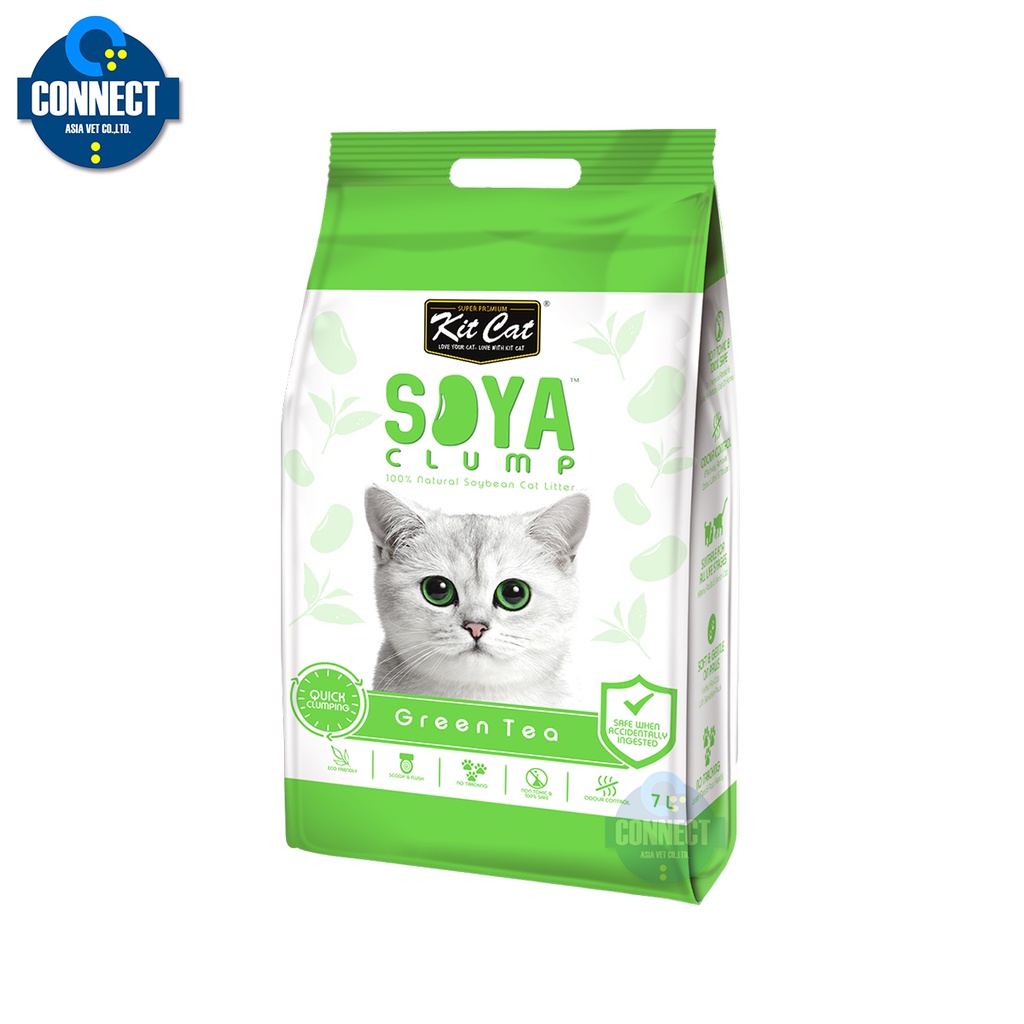 Kit Cat Soya Kat Tofu Litter Green Tea Flavor 7 Ltr. | Shopee Philippines