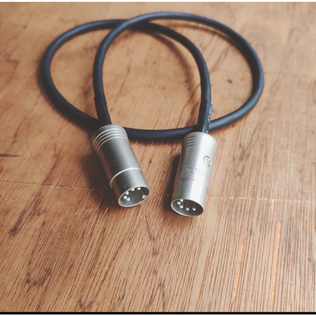 Mogami MIDI 5 PIN Cable Straight to Straight Mogami 2948 MIDI SYNCH ...