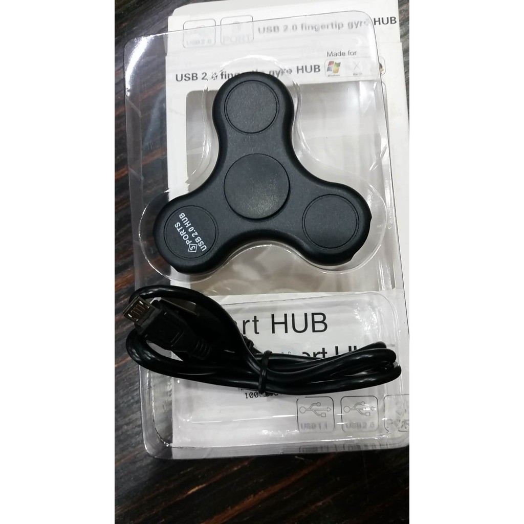 USB HUB 2.0 3-PORTS FINGERTIP GYRO HUB | Shopee Philippines