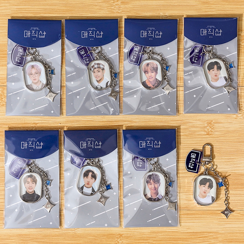 Kpop BTS Keyring Key Holder Suga Jimin Cute Acrylic Keychains Jungkook ...