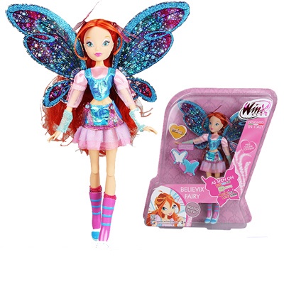 Winx Club Phantom Fairy with Wing Dress Doll Lai Er Flora Stella Girls ...