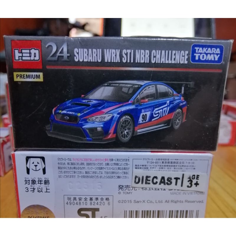 Takara Tomy Premium no.24-21 Subaru WRX STI NBR CHALLENGE diecast metal model toy car | Shopee ...