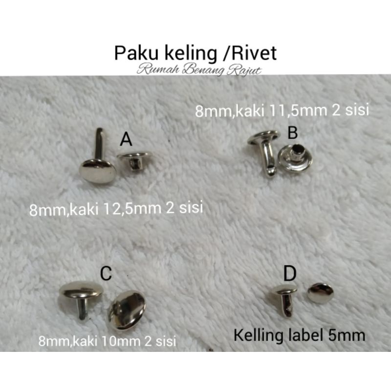 Rivet label Contents 100 psg | Shopee Philippines