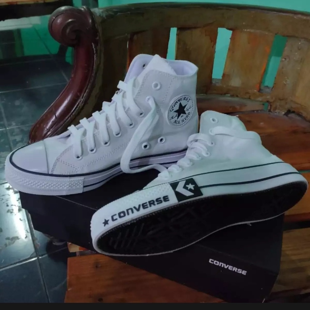 PUTIH Converse CT High White Converse Chuck Taylor 70S Fullwhite Hight ...