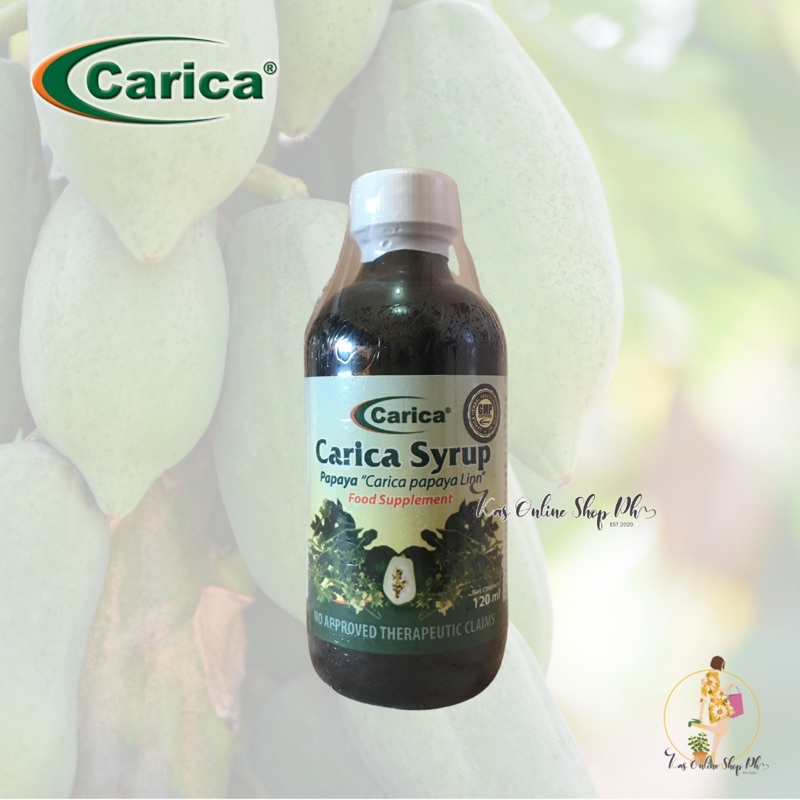 Carica Papaya Syrup / Carica Syrup - Bottle of 120ml | Shopee Philippines