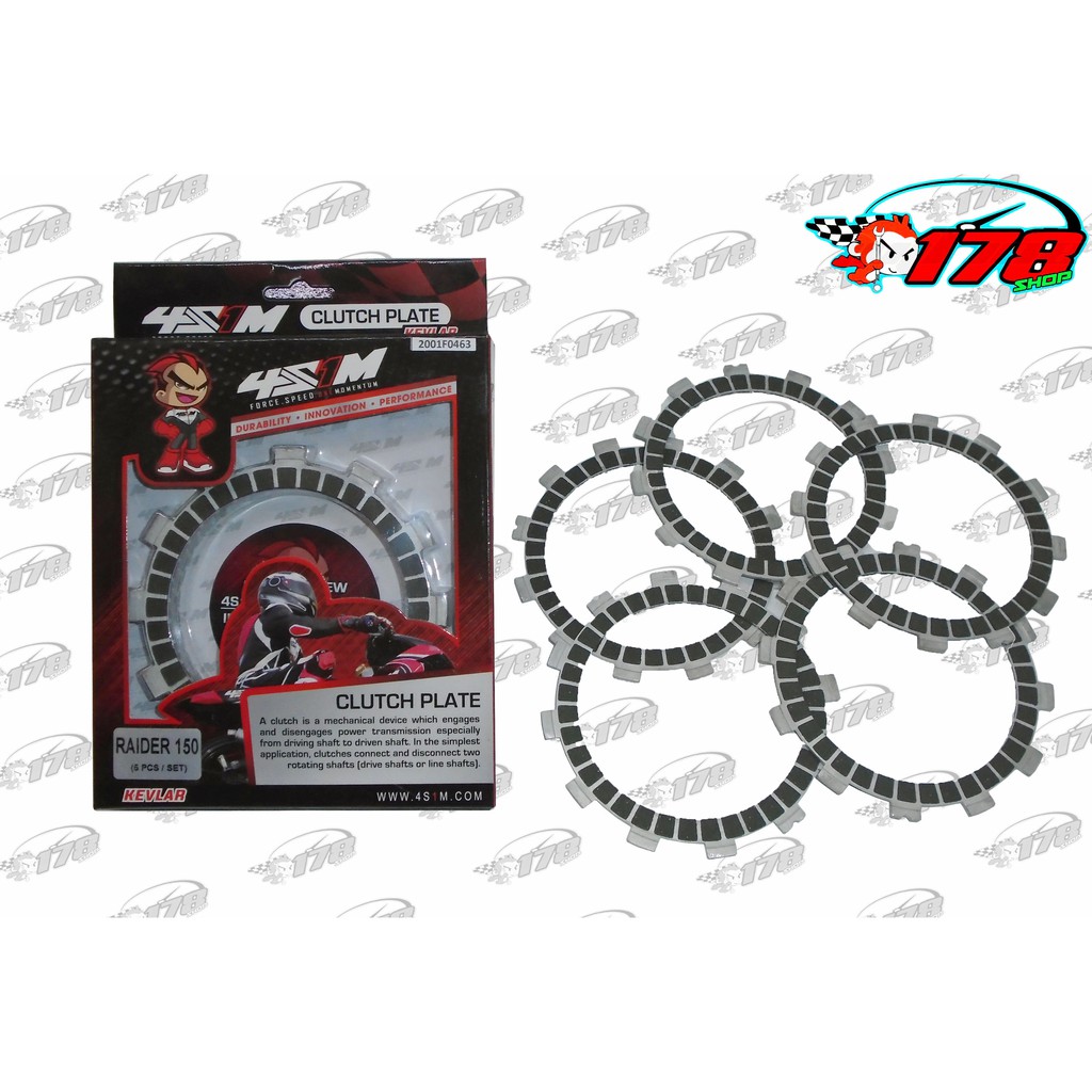 4S1M clutch lining suzuki raider 150 5PCS (high quality) | Shopee ...