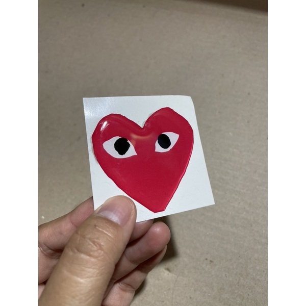 Cdg embossed sticker | Shopee Philippines