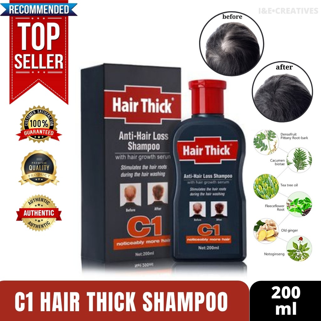 Hair Thick Anti Loss Shampoo Grower Anti-Hair Fall Shampoo Hair Repair ...