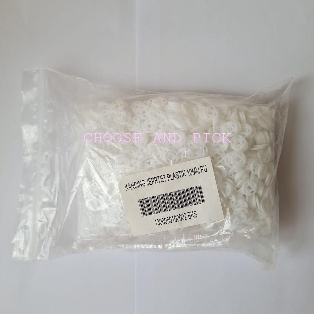 PUTIH 10mm White Snap Buttons/White Plastic Snap Buttons 1000pcs ...