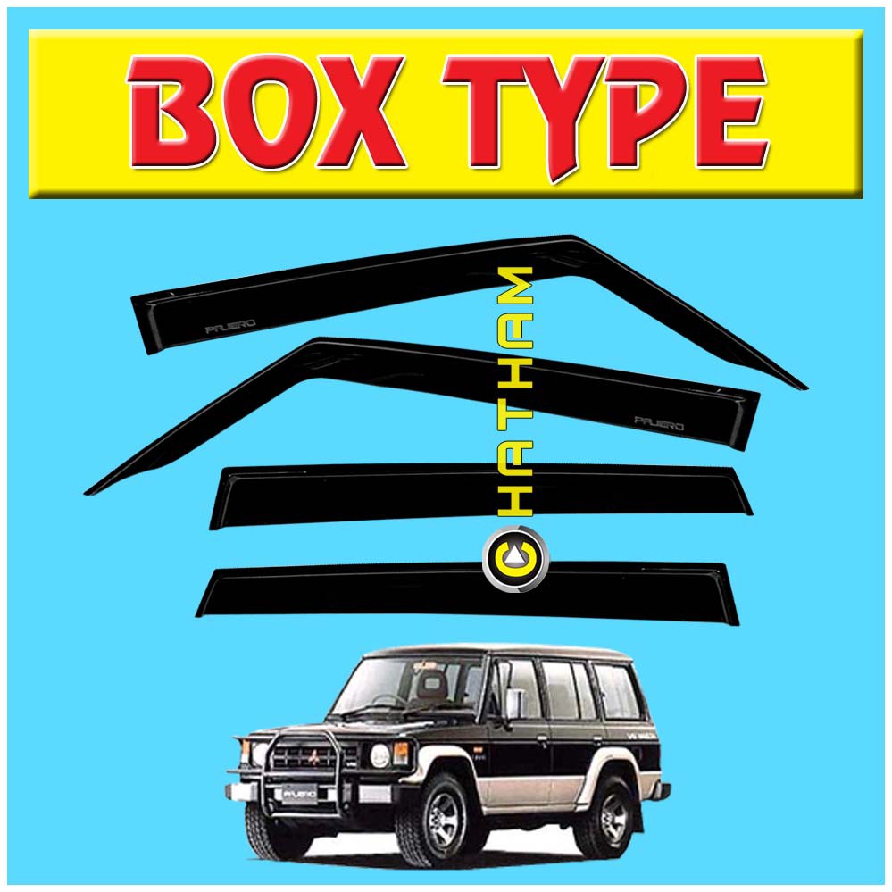 Pajero 1989 to 2021 Rain Guard ( Window Visor ) Box Type Intercooler ...