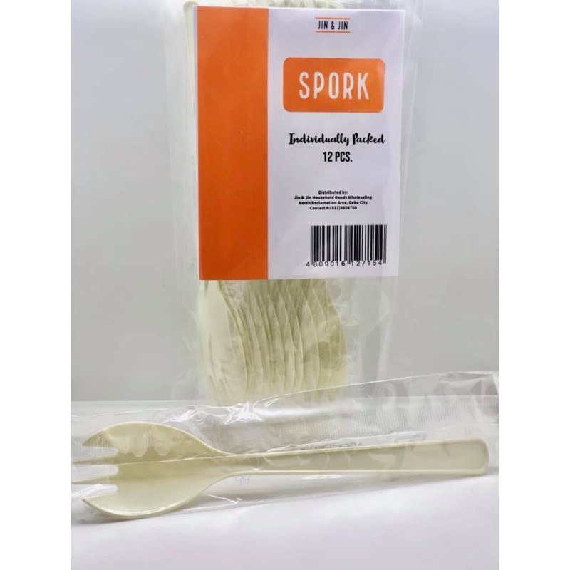 Individually Packed Disposable Spork | Shopee Philippines
