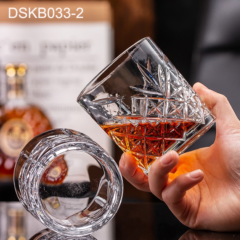 ZM DSKB033-2 340ML DELISOGA Fashioned rock glass whiskey glasses water glass cup (1PC/6PCS SET ...