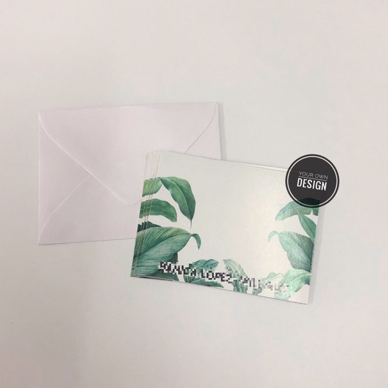CQ Prints - Personalized Notecards ( Own Design ) | Shopee Philippines
