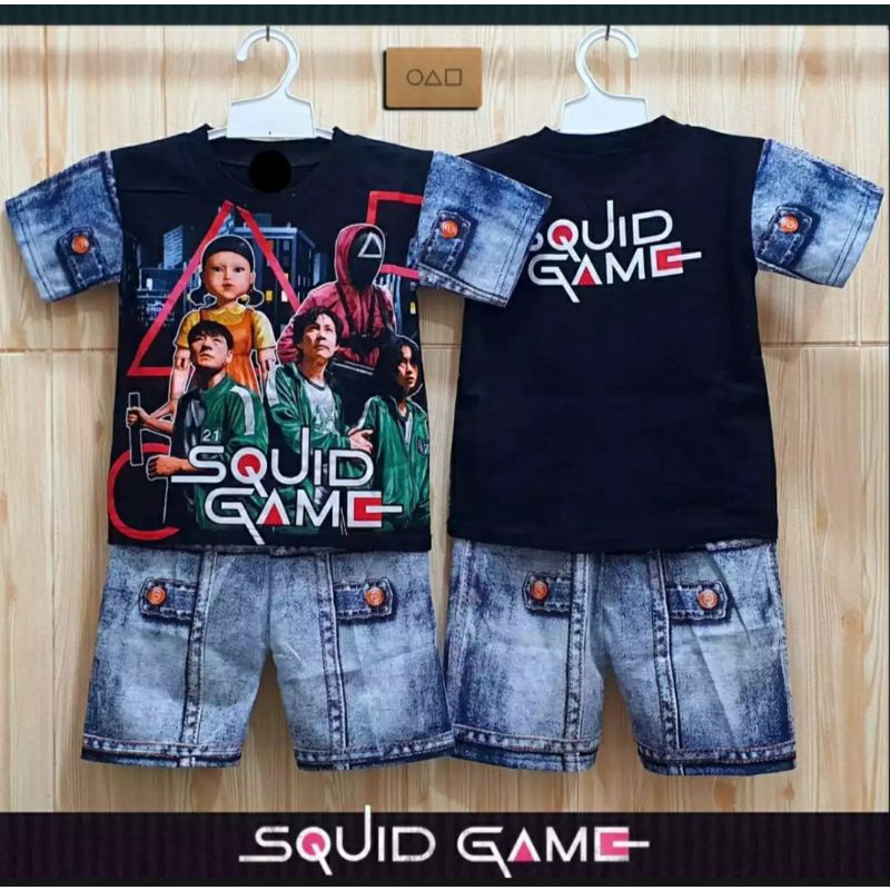 Squid GAME Boys Suits Age 1-10 Years | Shopee Philippines