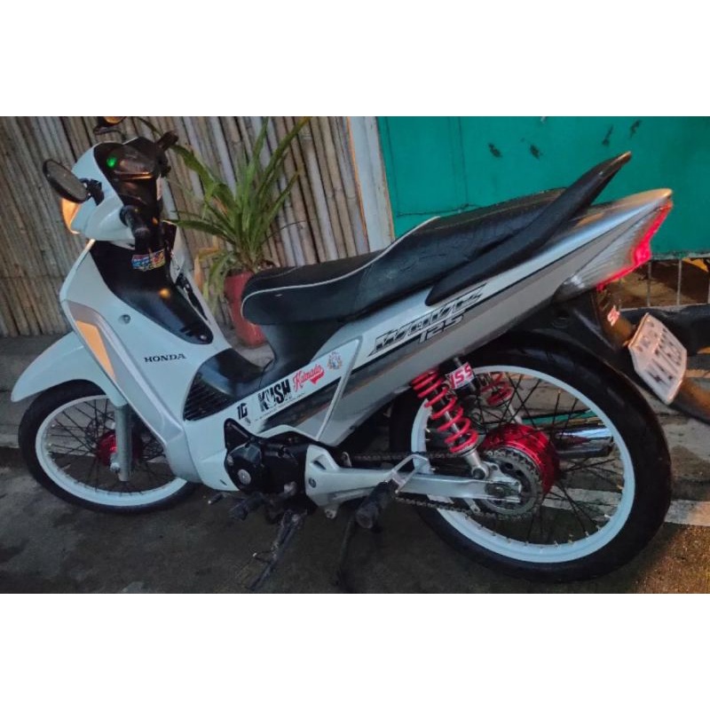 HONDA XRM 110, RS 125, WAVE 125 FRONT AND REAR HUB SET DRUM TYPE - RED ...