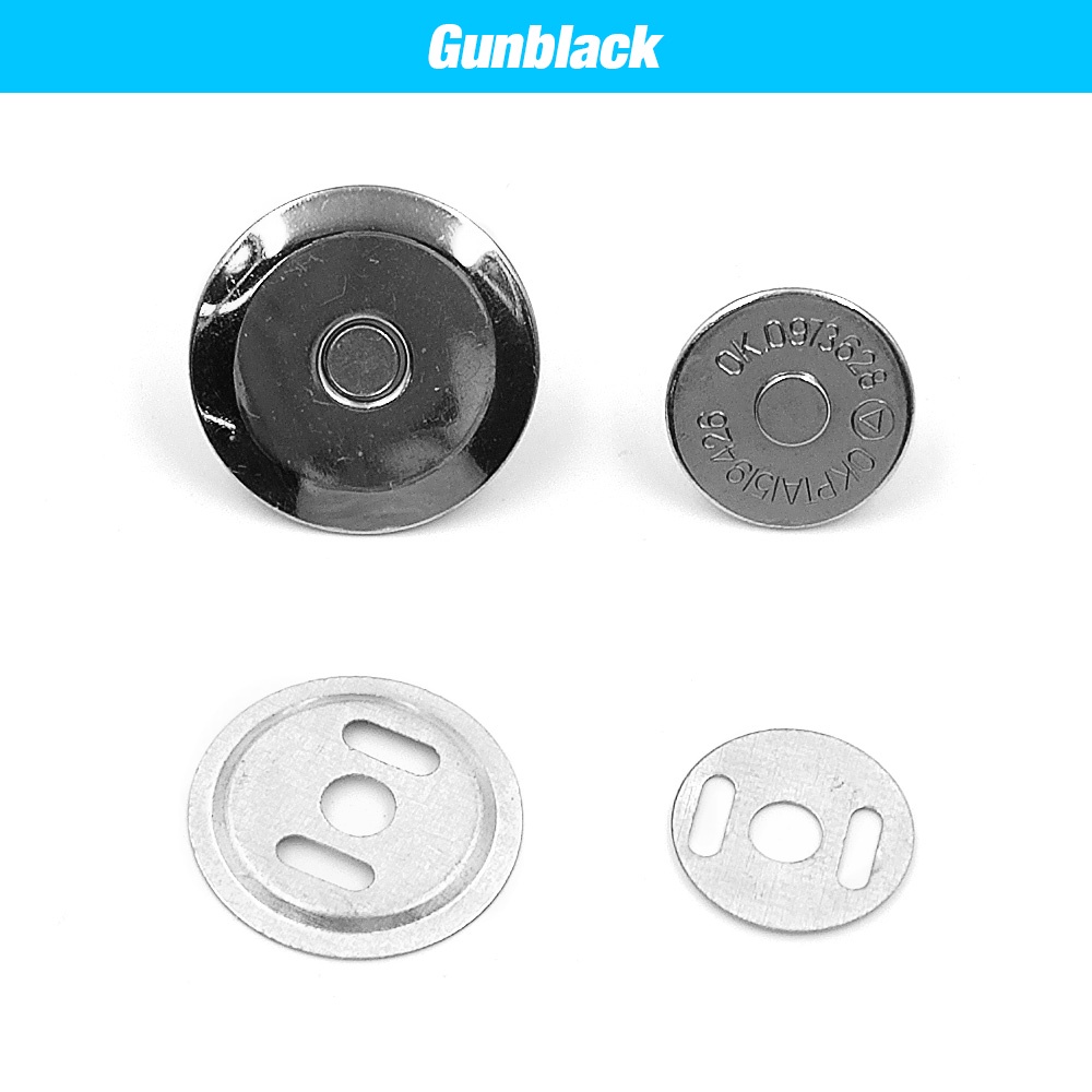 10Sets Metal Magnet Butang Magnetic Snap Fasteners Clasps Snaps For ...