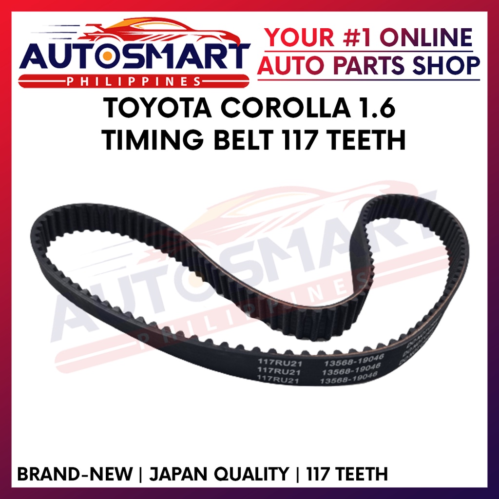 Toyota Corolla 1.6 GLI 4AFE Timing Belt 117 Teeth | Shopee Philippines