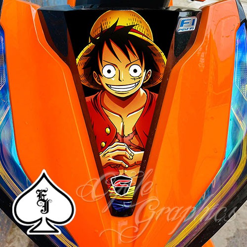 HONDA CLICK V2 FRONT COVER STICKER ANIME COLLECTION ej cycle | Shopee ...