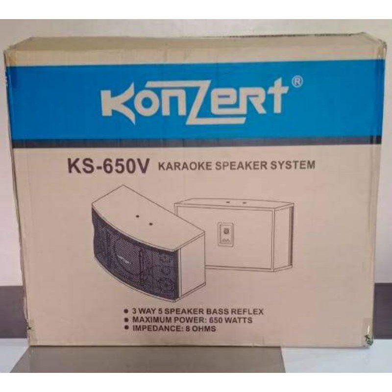 Konzert KS - 650V 12" 3-way 5 Speaker Bass Reflex Speaker - 650W Max ...