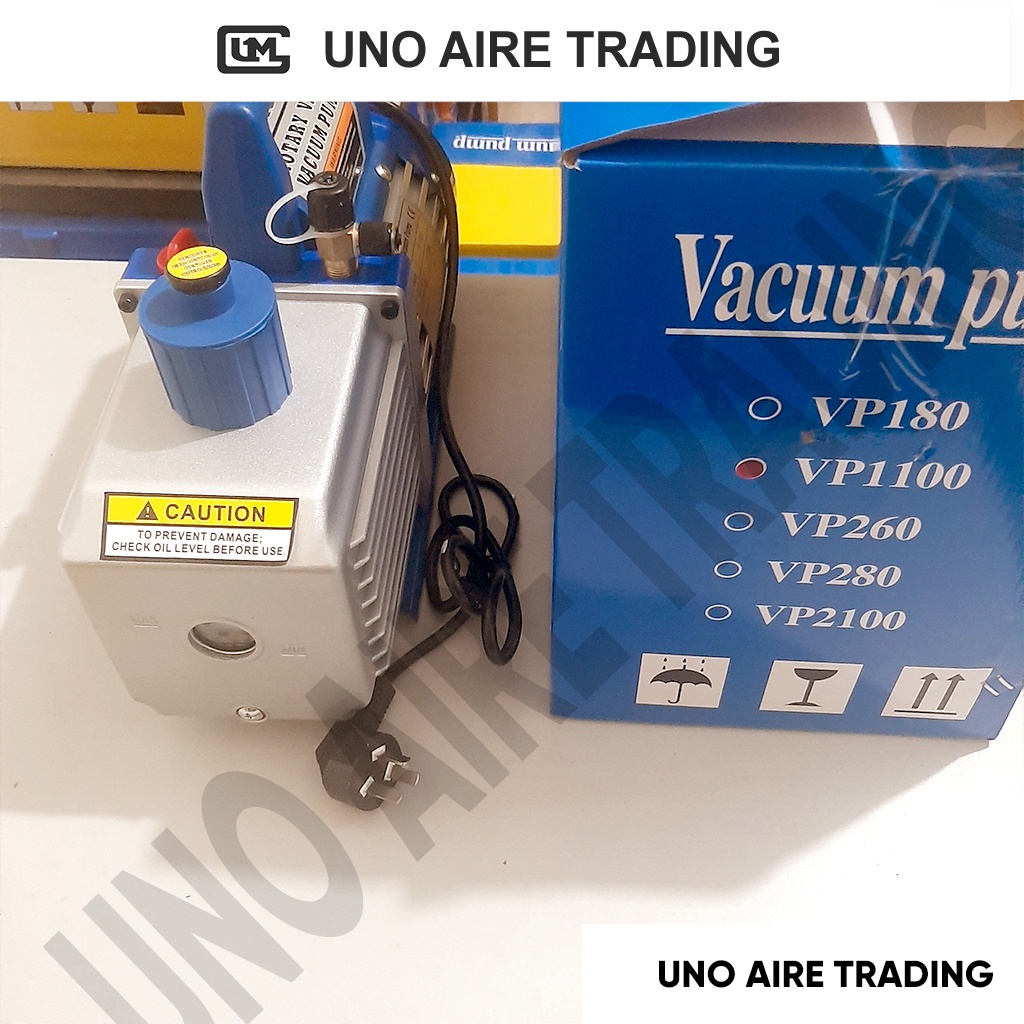 Vacuum Pump 1HP (2 or 1 STAGE) 12 CFM VP1100/VP2100 Rotary Vane ...