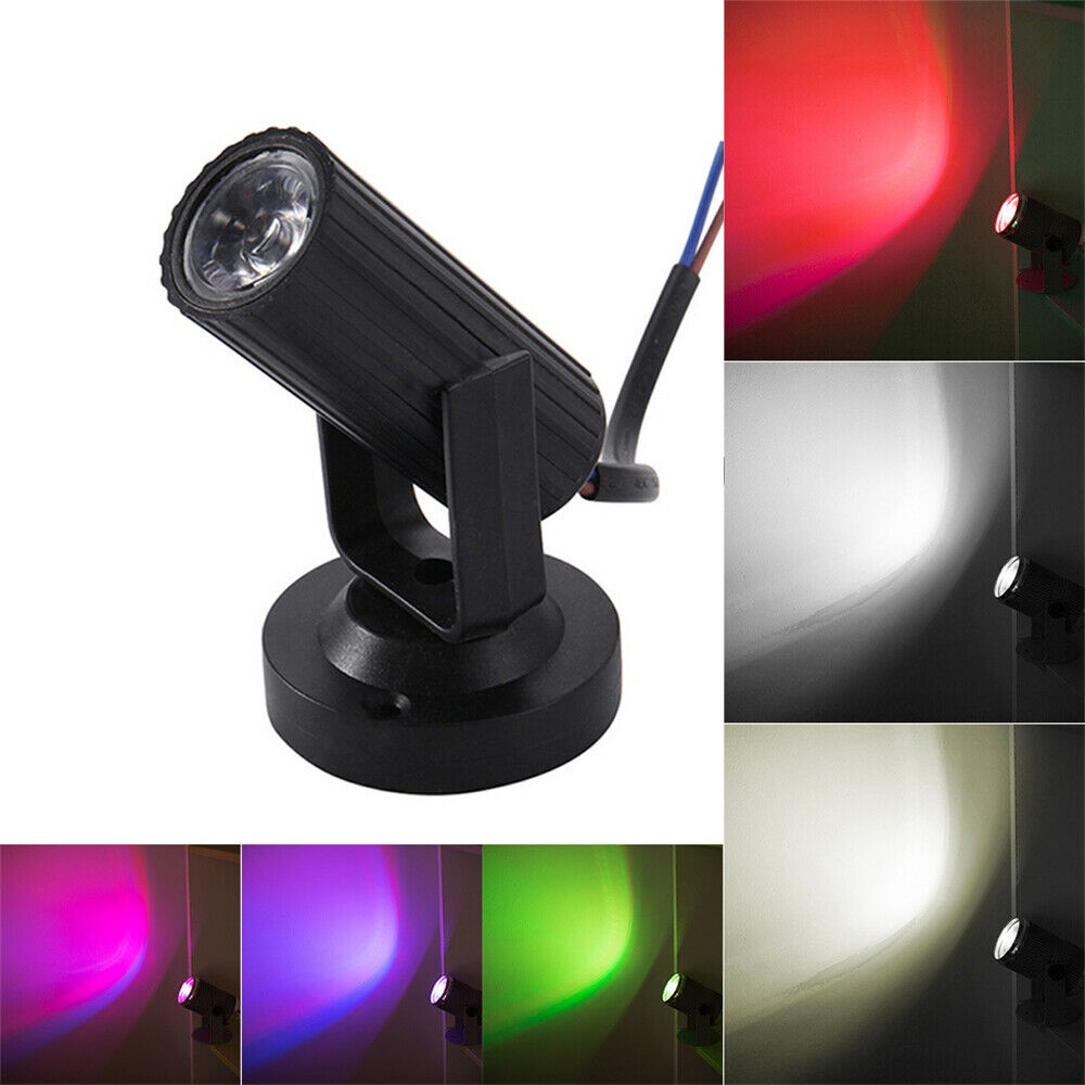 RGB 1W Led Stage Spotlight Portable Light, 360 Degrees, Soft, Used for ...