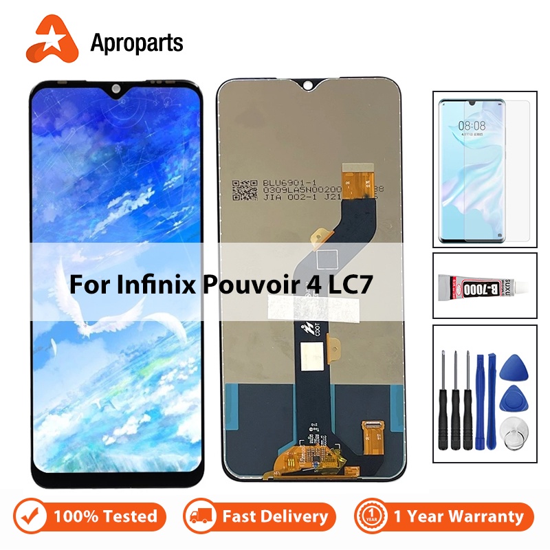 LCD For Tecno Pouvoir 4 LC7 Pouvoir4 Pro LC7S Display Touch Screen ...