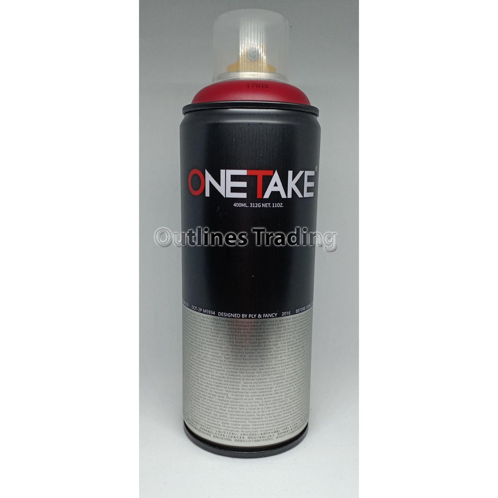 One Take Spray Paint (Dark Scarlet 220-5) | Shopee Philippines