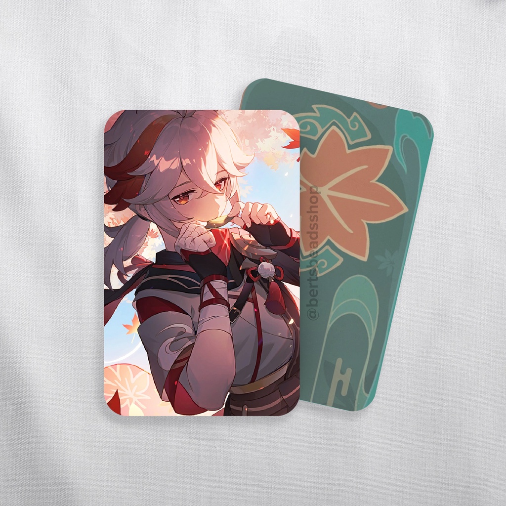 Genshin Impact Photocards - KAEDEHARA KAZUHA Textured Photocards Front ...