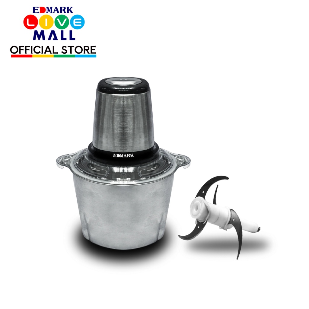 Edmark Electric Chopper 304 Sus Stainless Steel Container 3 Lts ...